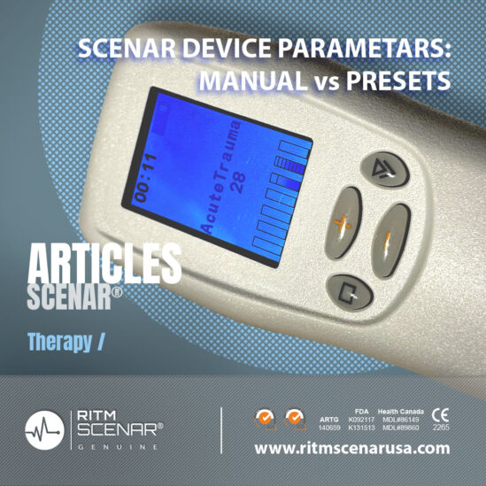 SCENAR DEVICE PARAMETARS: MANUAL vs PRESETS